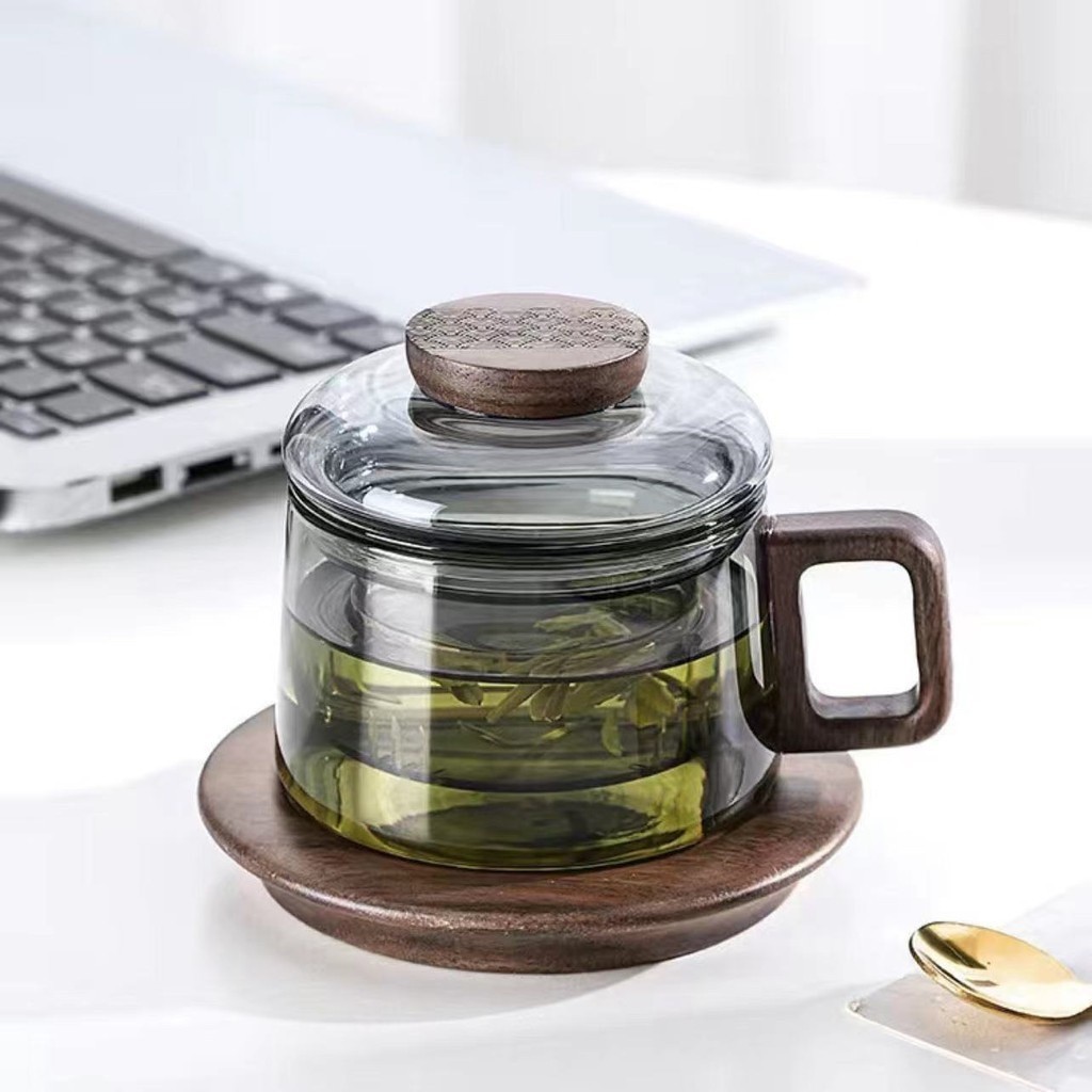 Office Tea Cup Single Tea Cup High Borosilicate Small Tea Cup Heat ...