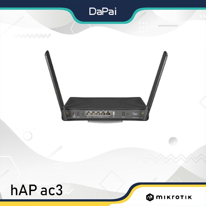 MikroTik hAP ac3 RBD53iG-5HacD2HnD Wireless dual band router | Shopee ...