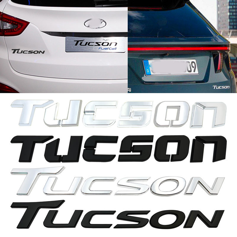3D Plastic Tucson Emblem Trunk Sticker Decal Letters Suitable For ...