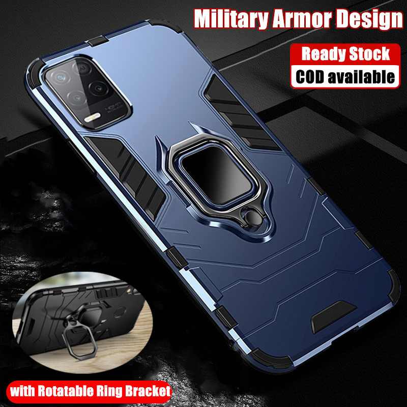 【with Rotatable Ring Bracket 】For Realme Narzo 30 5G RMX3242 Full ...