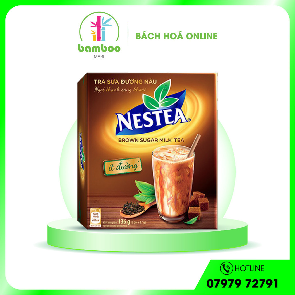 [Nestea] Nestea Brown Sugar Milk Tea Box - 8 packs / box | Shopee ...