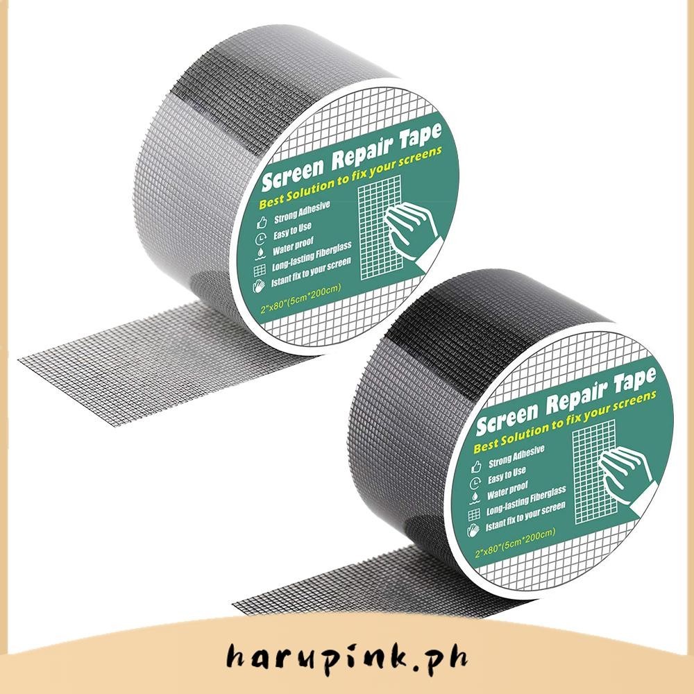 Window Screen Repair Kit Tape Fiberglass Cloth Mesh Tape Self Adhesive ...