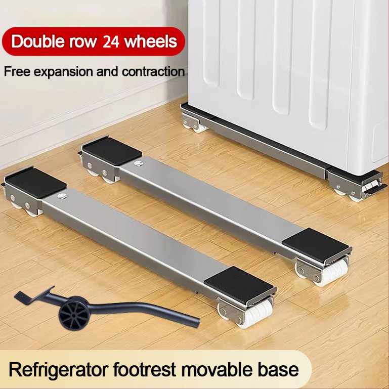Refrigerator Washing Machine Mobile Base Stand 2PCS Set Easily Move for ...