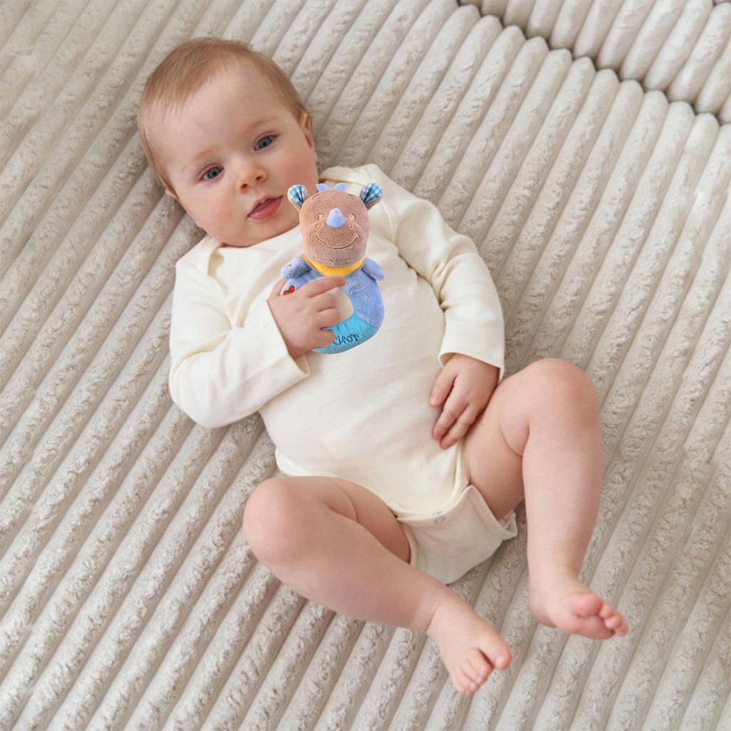 Soft Rattle Toy Cute Stuffed Animal Newborn Rattle Plush Kids Soft ...