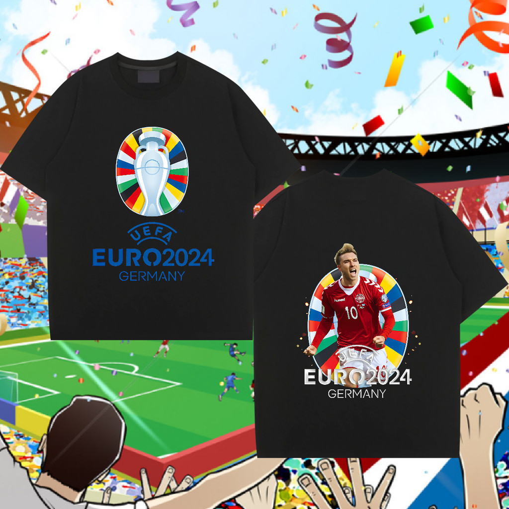 2024 Euro Football Game Stars Christian Eriksen Sexy Beautiful Cartoon ...