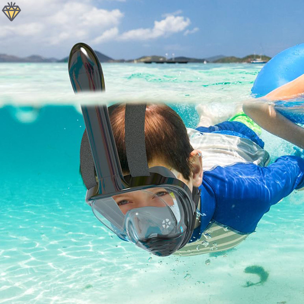 Children'S Snorkeling Mask, Full Face, Children'S Snorkeling Goggles ...