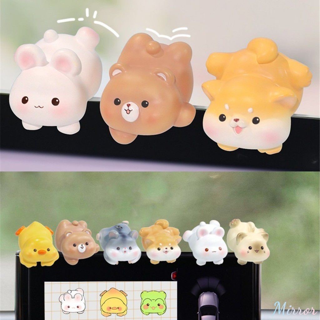 Computer Tv Monitor Screen Decoration Cute Cartoon Animal Ornament Car ...