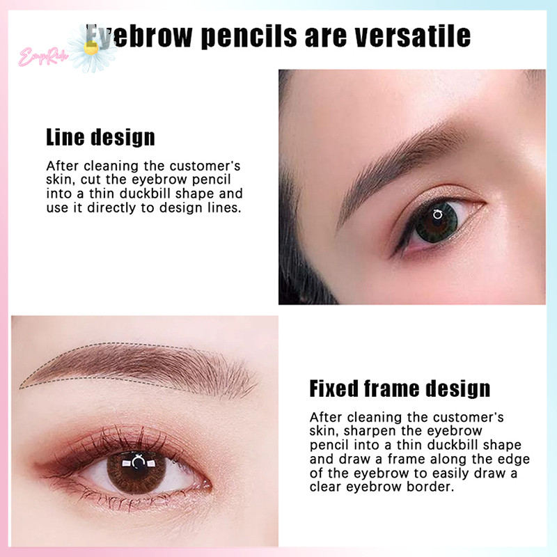 Colored Crayon Core Waterproof Anti-Sweat Tattoo Eyebrow Positioning ...