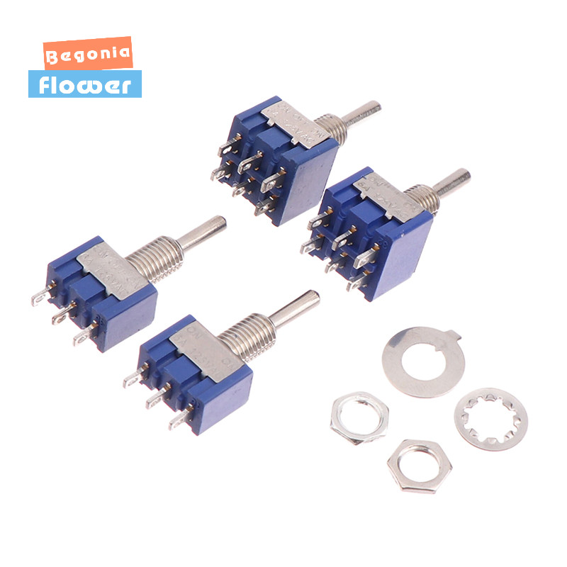 Begonia Flower 1Pc Mini Toggle Switch 3 Position 2 Position 3-Pin 6-Pin ...