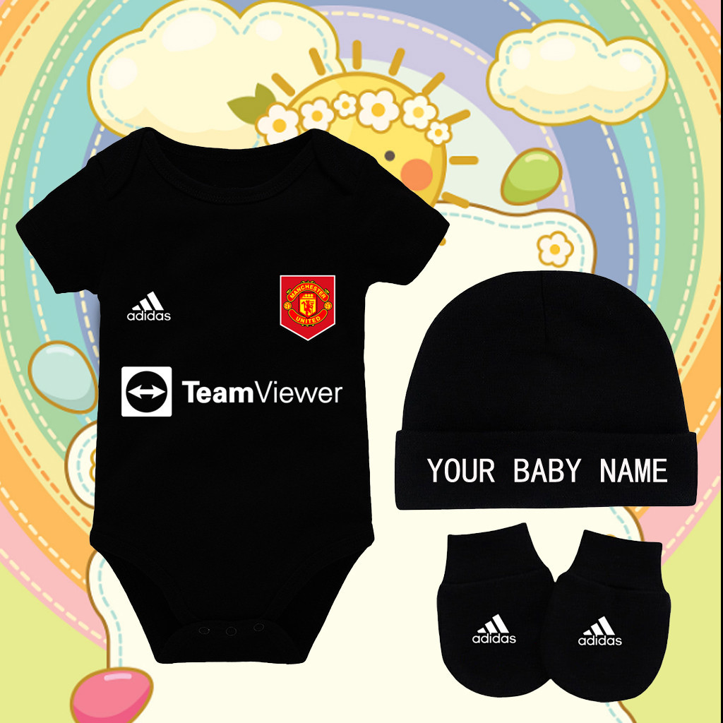 Manchester United Stylish Baby Boy Outfit For Christening Customizable ...
