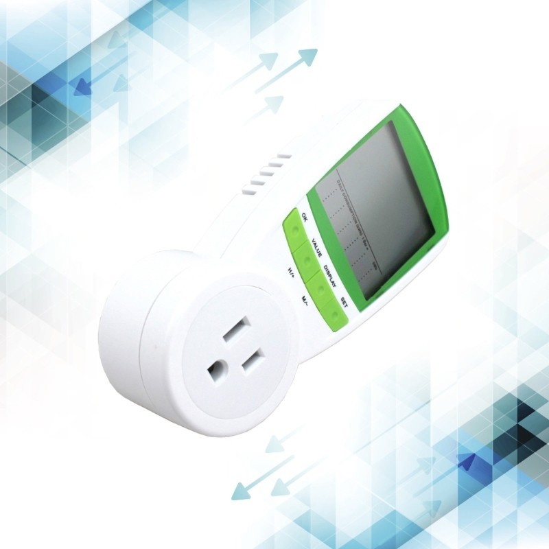 PCF* Digital Wattmeter Power Meter Electric Consumption Meter Voltage ...