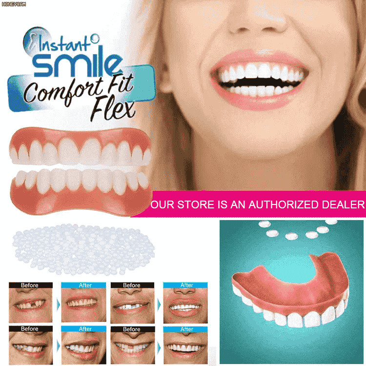 Perfect smile dentures snap-on dentures Simulation teeth braces Natural ...