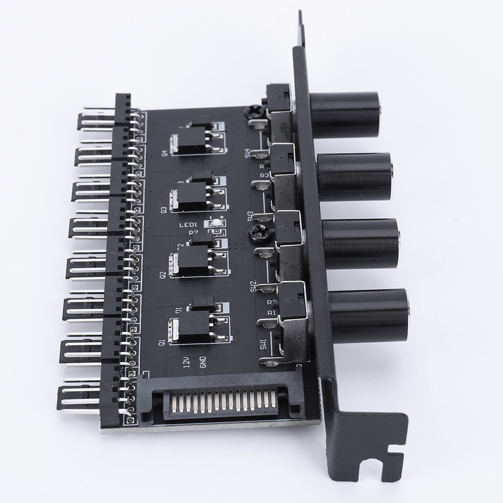 [Didays.ph] PC Chassis Fan Hub SATA/4 Pin Adapter PWM Hub Speed ...