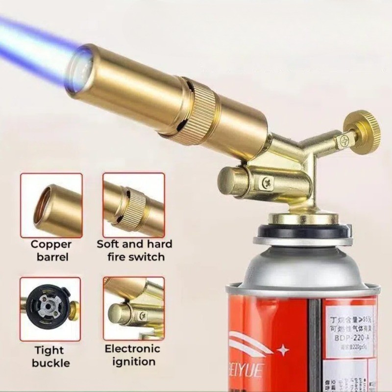 All Bronze Gas Torch Welding Nozzle Heat Flame Tool Bronze Brazing Blow ...
