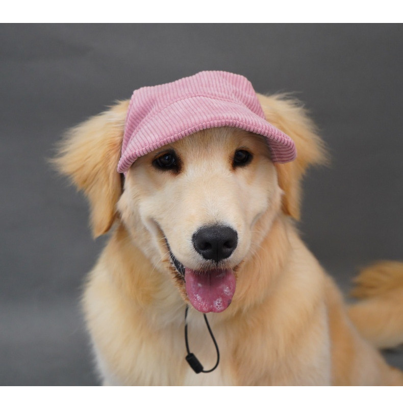 Dog Baseball Cap Leaky Ear Golden Retriever Labrador Big Dog Hat Pet ...