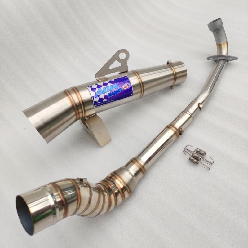 Super open pipe 51mm canister tube type 1set for xrm 110 125 wave 100 ...