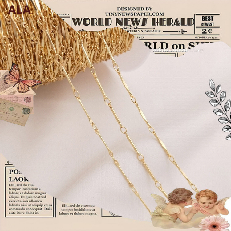 ️ALA Jewelry DIY accessories ️【chain】14KGold-Plated Color Retention ...