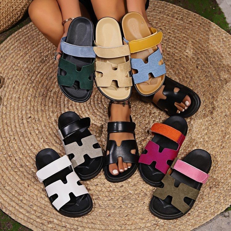 SANDALS FOR WOMEN TOP GRADE SLIPPERS WITH BOX | Shopee Philippines
