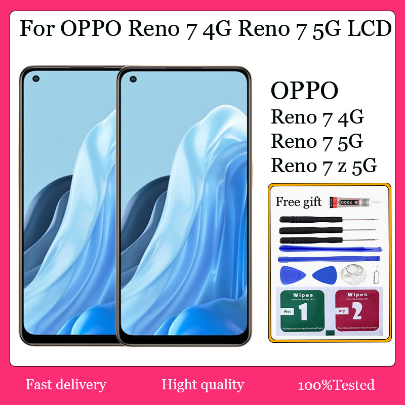 Original AMOLED For OPPO Reno 7 4G Reno 7 5G Reno 7z 5G LCD Display ...