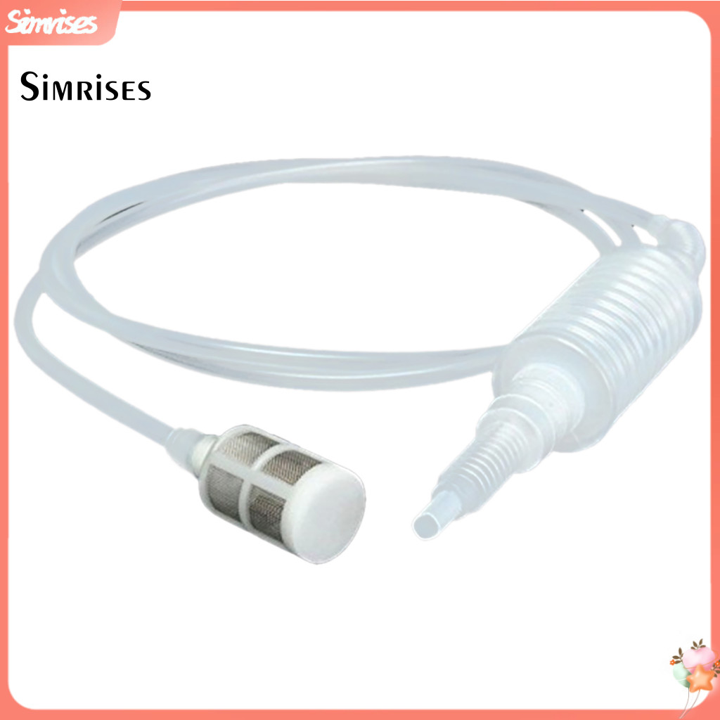 SIM| Manual Plastic Home Brew Syphon Tube Pipe Hose Water Wine Hand ...