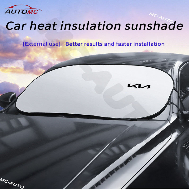 KIA Car sunshade front windshield heat insulation sunshade UV Rays and ...