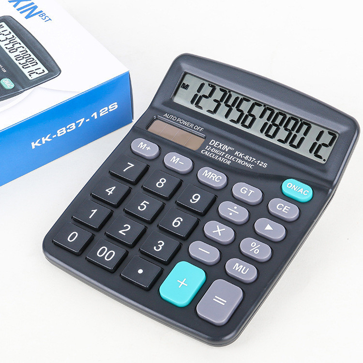 12-Digit Large LCD Display Scientific Calculator Desktop Electronic Calculator | Shopee Philippines