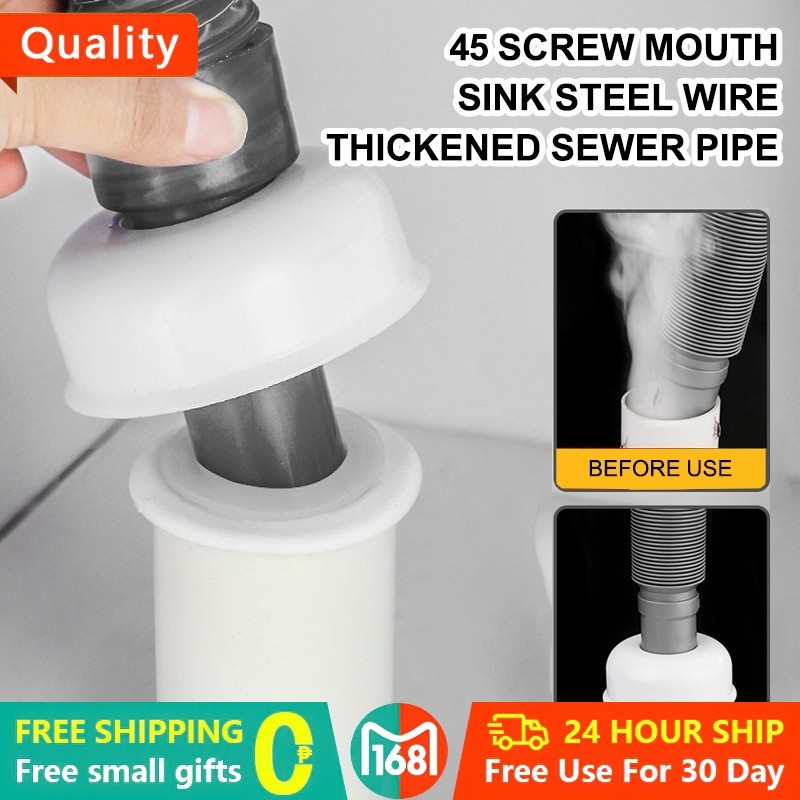 Double Sink Hose Kitchen Sink Hose, Flexible Drain Pipe Hose, Drain ...