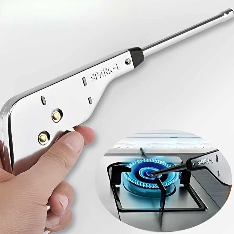 【High Quality】27/37CM Long Metal Igniter Kitchen Gas Stove Ignition Gun ...
