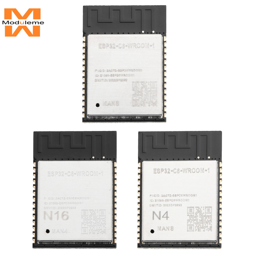 Esp32 C6 Wroom 1 N4 Esp32 C6 Wroom 1 N8 Esp32 C6 Wroom 1 N16 Development Board Module Wi Fi Bt