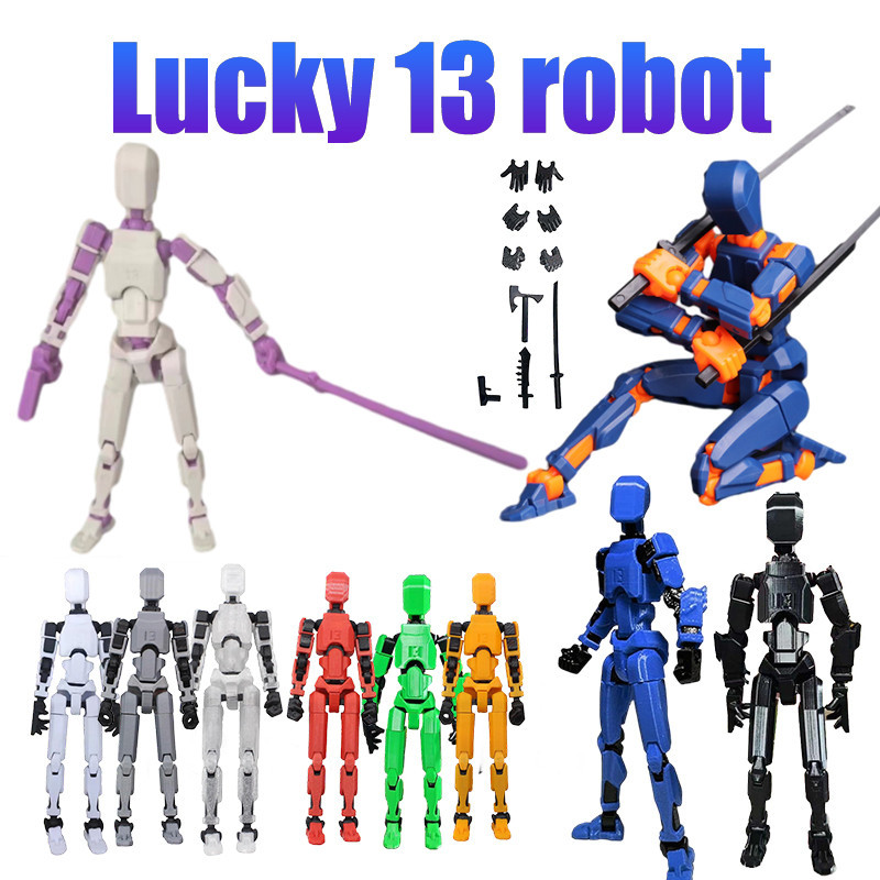 Lucky 13 Dummy Action Figure Toy 3D Dummy 13 Doll Movable Joint ...