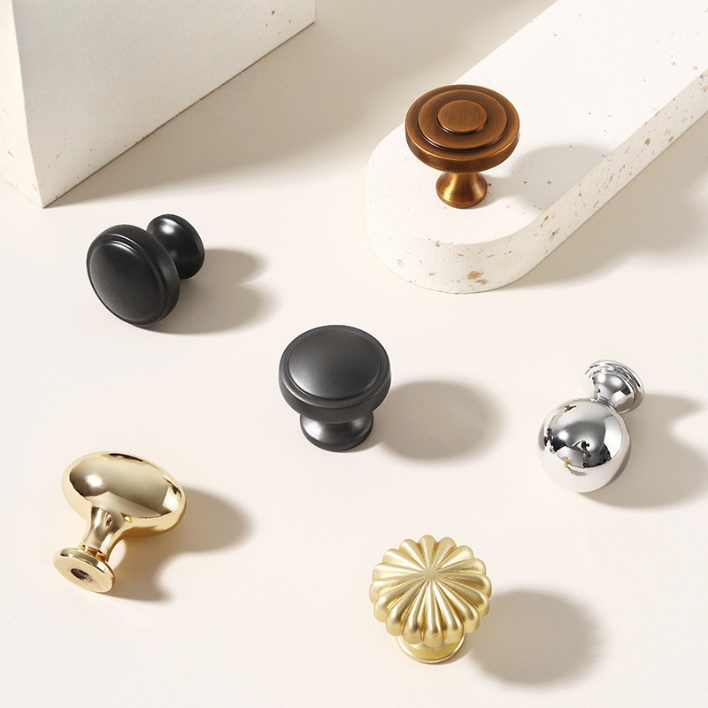 Aluminum Drawer Pulls: Minimalist Modern Furniture Handles for Cabinets & Wardrobes Single-Hole ...