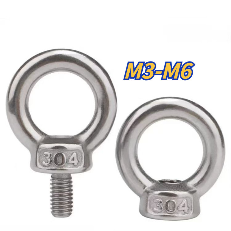[XNY] 304 Stainless Steel Ring Screw Screw Bolt Bolt Nut Extended ...