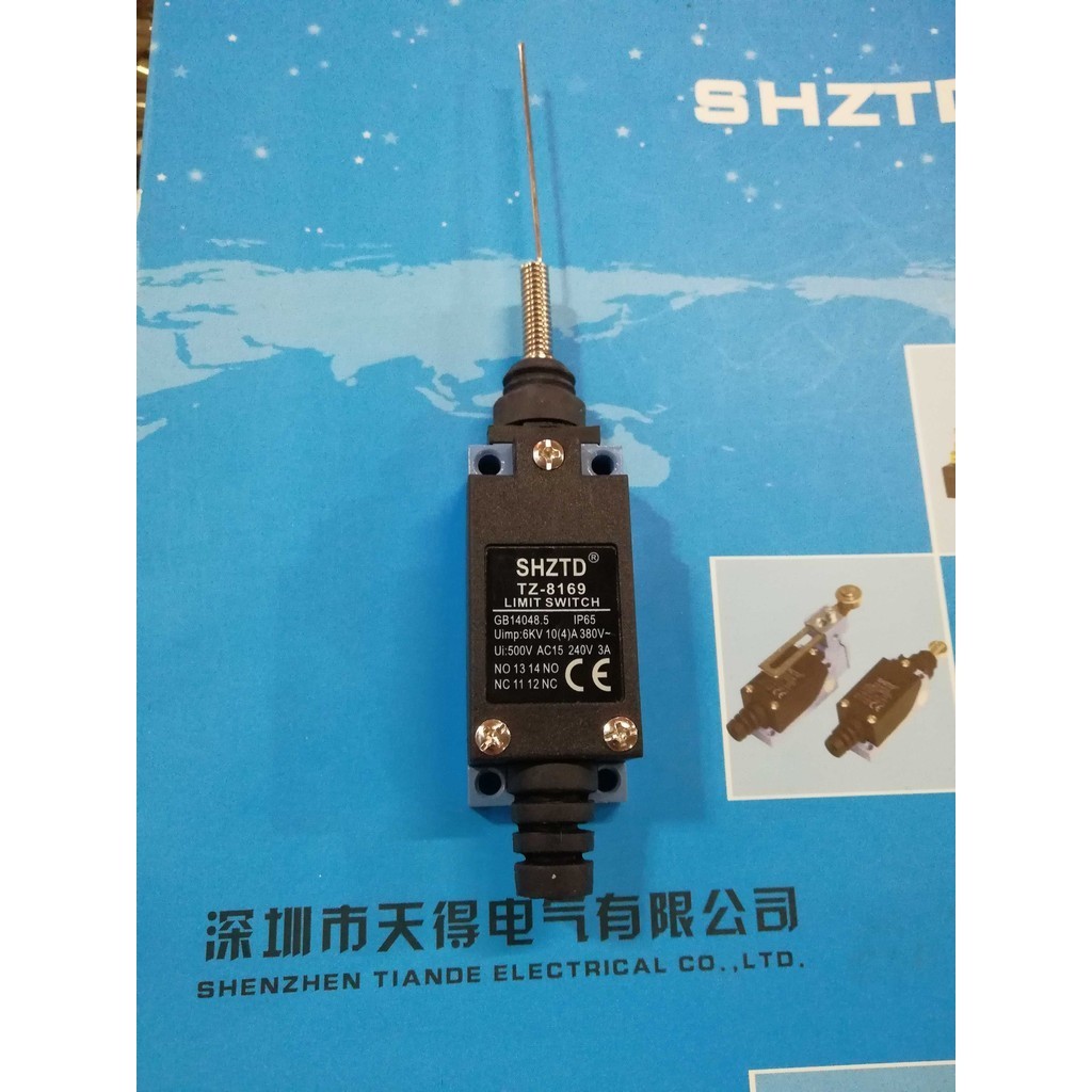 Power Limit Stroke Switch Micro Switch Self-Reset Shenzhen Tiande TZ-8169 Universal Rod 1 Open 1 ...