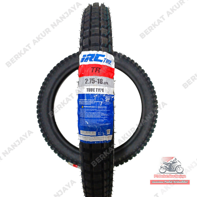 IRC TR Trail Ring 18 275 Motorcycle Tire size 2.75 tubetype | Shopee ...
