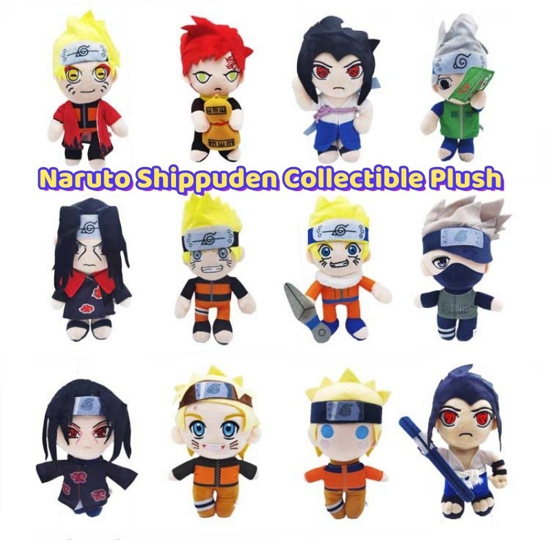 Naruto Shippuden Collectible Plush Toys Authentic Character Replicas of ...