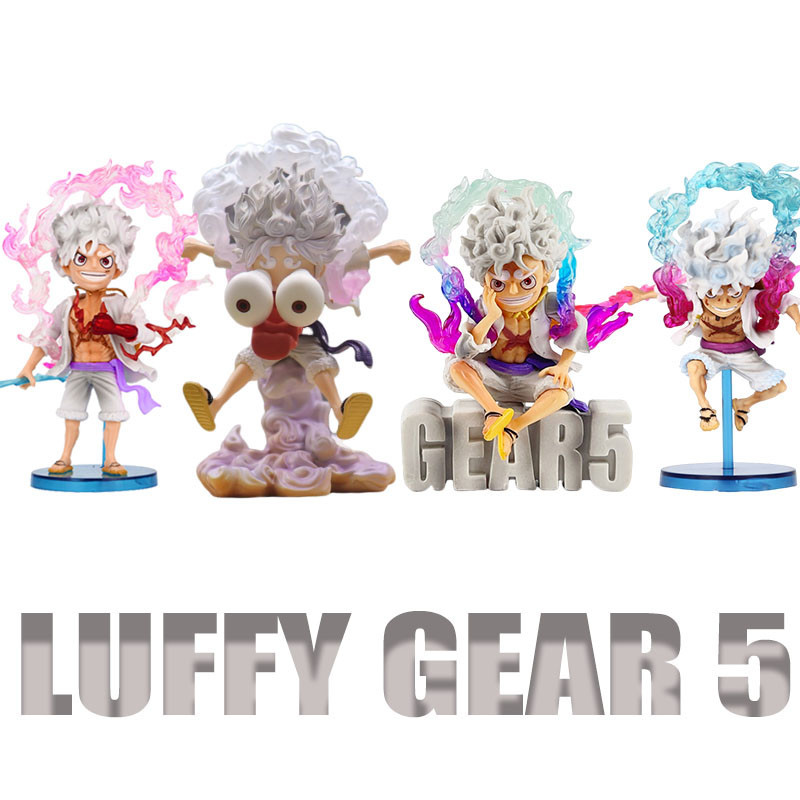 Action Figure One Piece Luffy Gear 5 Sun God Ni Ka Luffy Figure Statue ...