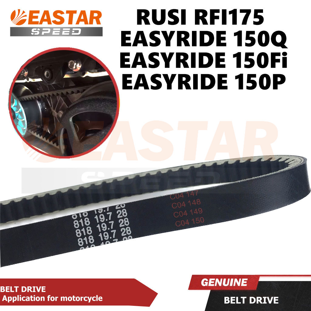V Belt 818-19.7-28 for Rusi RFi175, Motorstar Easyride 150Q, 150P, 150Fi | Shopee Philippines