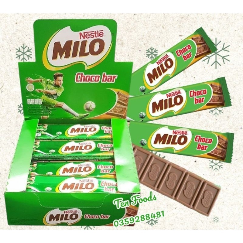 [1 Box Of 24 Bars] Milo Choco Bar Chocolate 30g / Milo Cube / Milo Milk ...