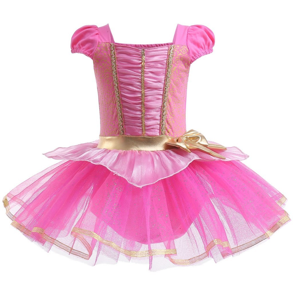 Girls ins Ballet Dress Princess Style Practice Dress Cute Baby Girl ...