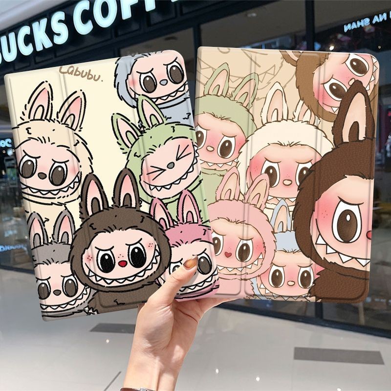 2024 New Style labubu Pop Mart iPad Protective Case 9th Generation 34cm ...