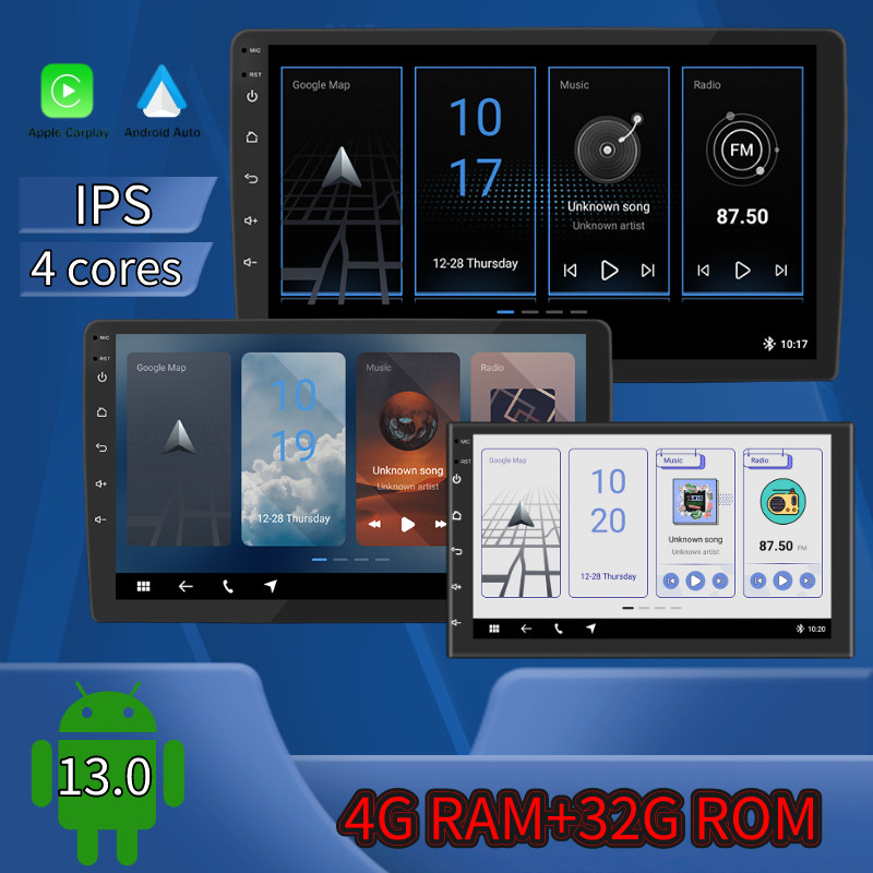 2024 New 4G+32G Android 13 Car Stereo 2Din, 9-inch/10 inch Android Car ...