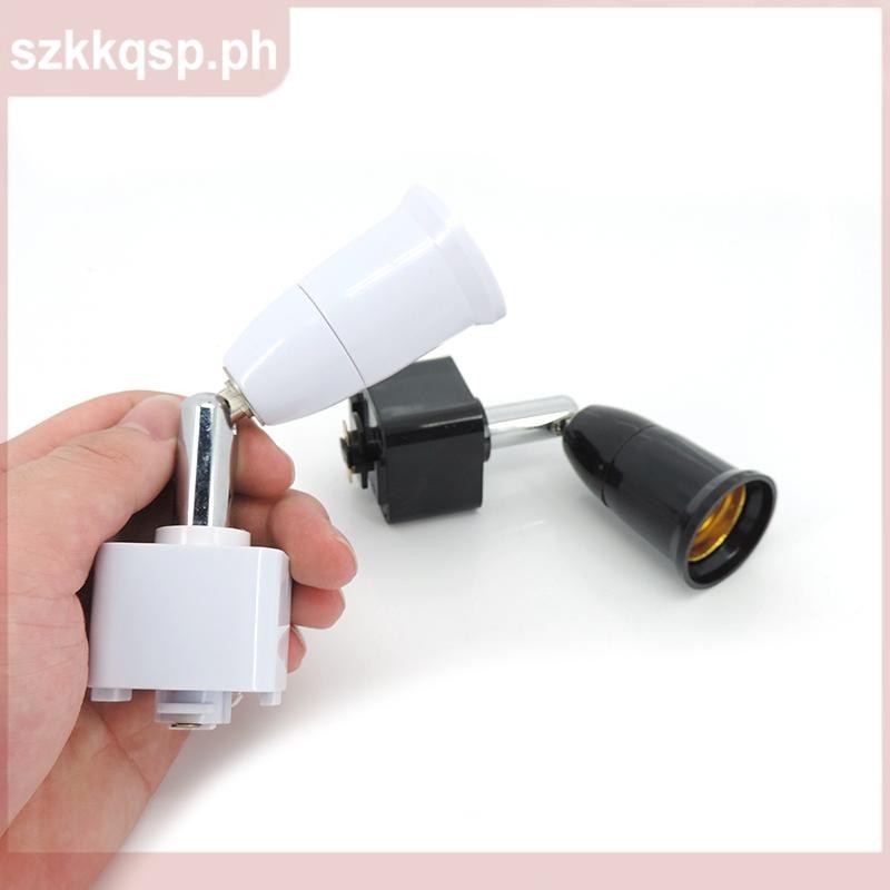 E27 Base E27 Guide Rail Lamp Holder 360 Rotation LED Light Spotlight Head track holder Bulb ...