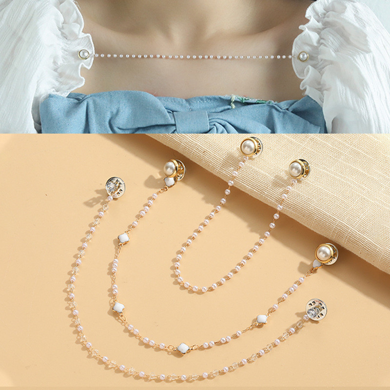 Clothes Anti-slip Chain Clothing Accessories Cardigan Shawl Retro ...