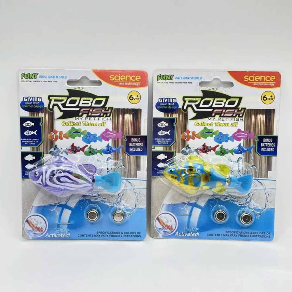 2x Robo Fish Robotic Fish Water Activated Electronic My Pet Fish ...