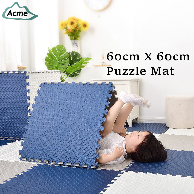 ACME Leaf Patterns Puzzle Mat Play Mat Design 4pcs 60cm X 60cm | Shopee ...