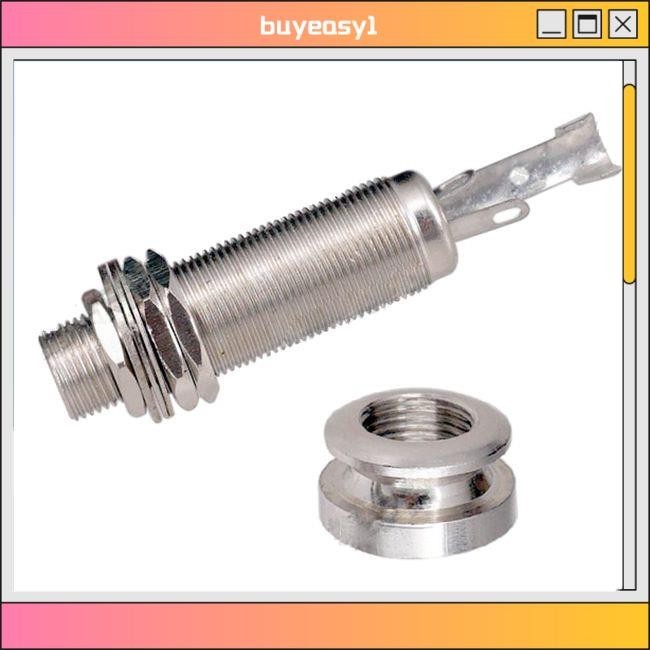 A1347 1 Piece Guitar Bass End Pin Output Jack 1/4 inch Mono or Stereo ...