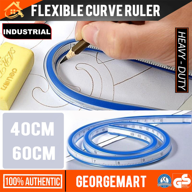 French Curve Drafting Rulers 40/60cm Flexible Curve Ruler Drawing Tool ...