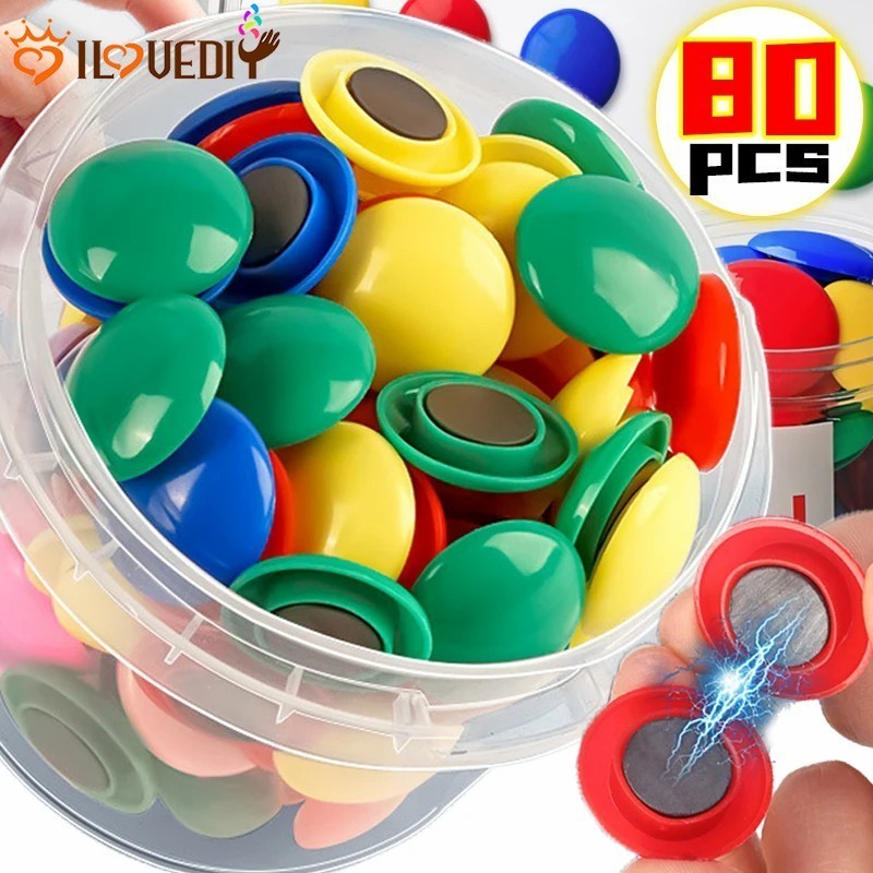 2/3/4cm Round Magnet Beads - Refrigerator, Fridge, Whiteboard Magnet ...