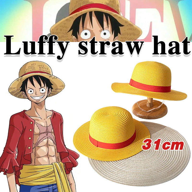 Anime One Piece Monkey D Luffy Adult&kids Straw Hat Pirate Cosplay ...