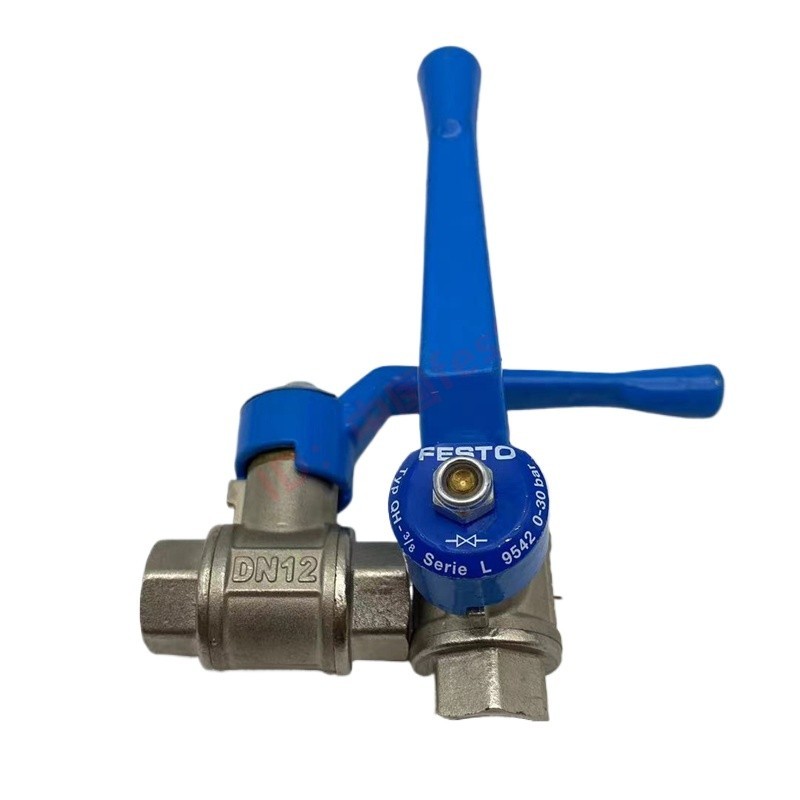 FESTO Pneumatic QH Series Manual Ball Valve QH-1/4-3/8-1/2 9541 9542 ...